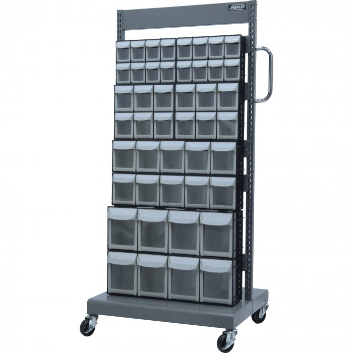 Mobile Storage Bin System – Instant Racking